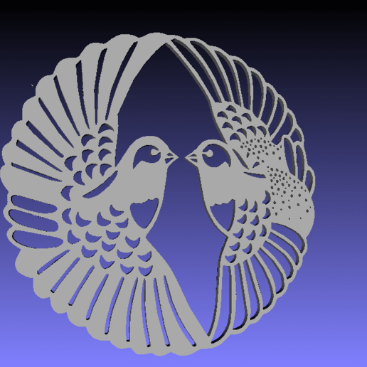 Download STL file 2D Birds • 3D print template ・ Cults