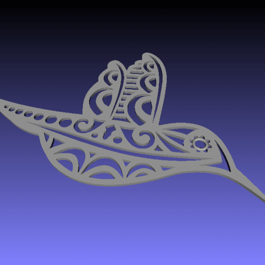 Download 3D print files HUMMINGBIRD 4 2D ・ Cults