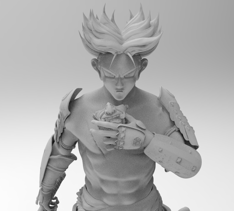 Archivo 3D Trunks Samurai Dragon Ball 🗡️・Modelo para descargar y ...
