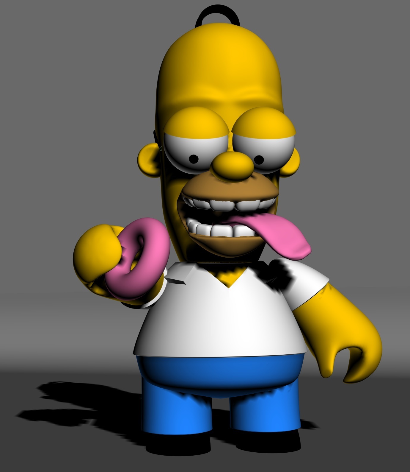 Файл 3D Homer Simpson Chibi 👪・Модель для загрузки и 3D-печати・Cults