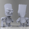 Download STL file Bart Simpson Chibi • 3D printer model ・ Cults