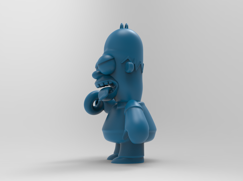 Файл 3D Homer Simpson Chibi 👪・Модель для загрузки и 3D-печати・Cults