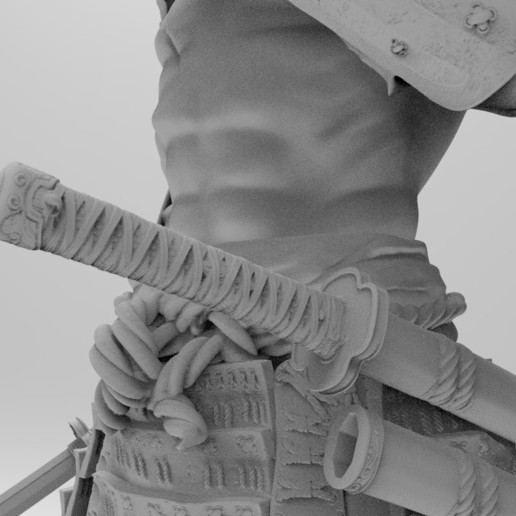 Download STL file Trunks Samurai Dragon Ball • 3D printing design ・ Cults