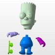 Download STL file Bart Simpson Chibi • 3D printer model ・ Cults
