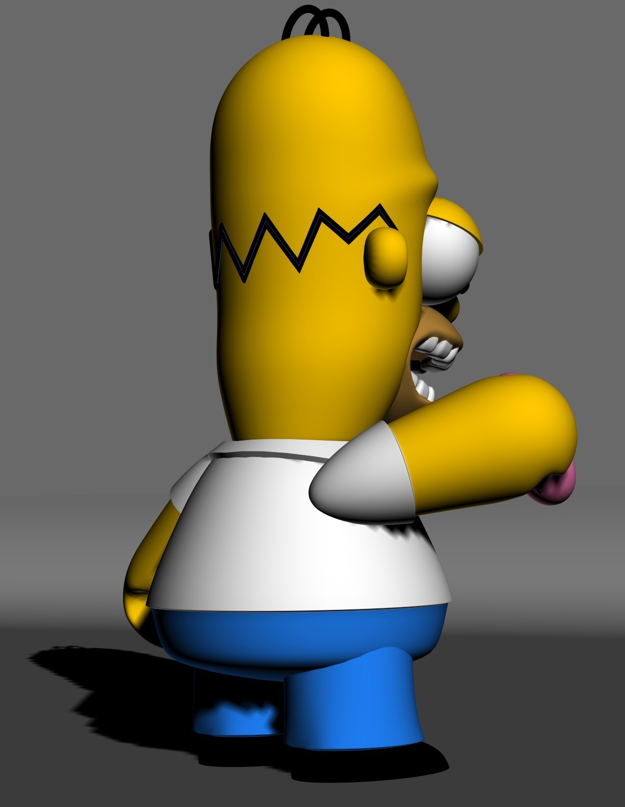 Файл 3D Homer Simpson Chibi 👪・Модель для загрузки и 3D-печати・Cults