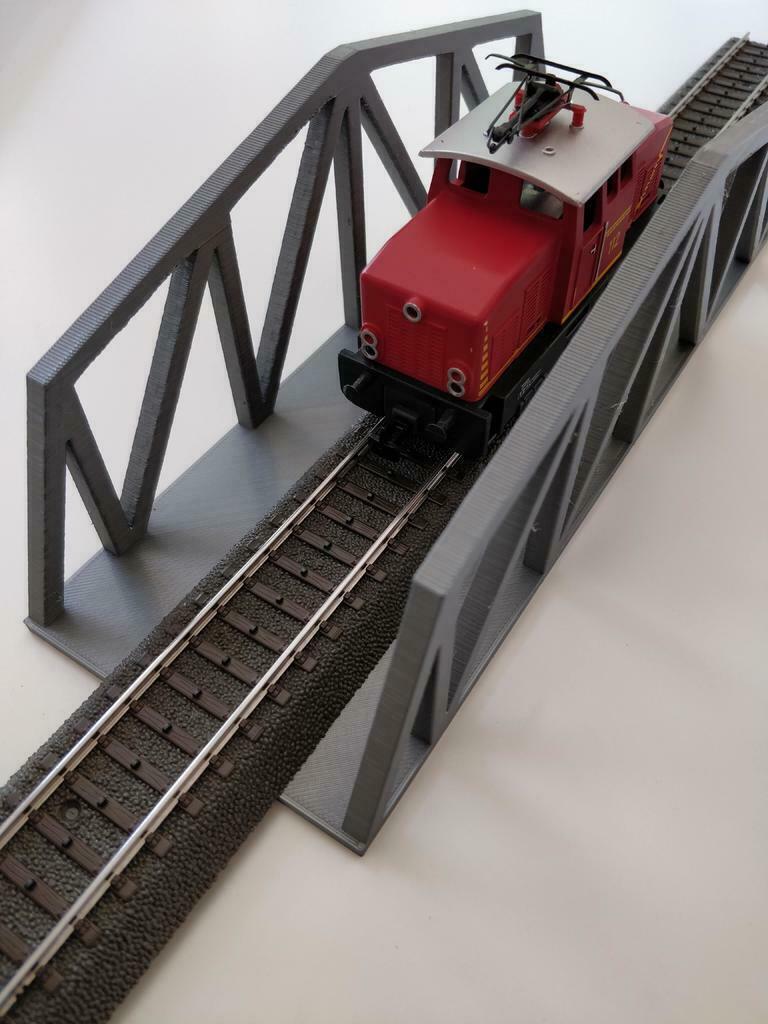 Free STL file HO Scale Bridge without clips・3D printer model to ...