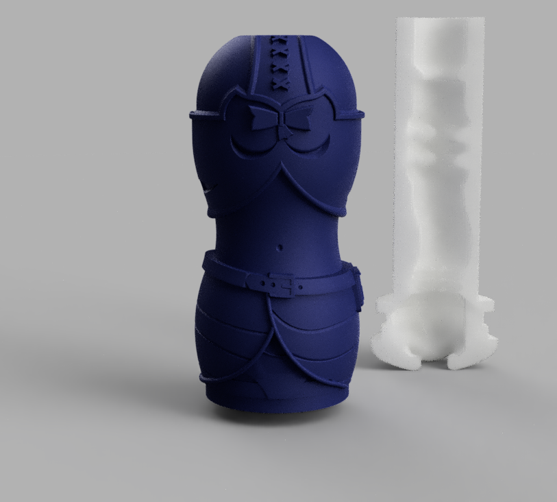 Free Stl File Setsuna Onahole Sleevetoy Male Masturbator・3d Printable