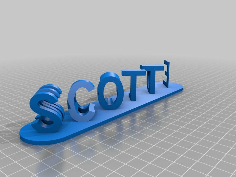 Бесплатный STL файл My Customized Dual Letter Blocks Illusion・Дизайн 3D ...