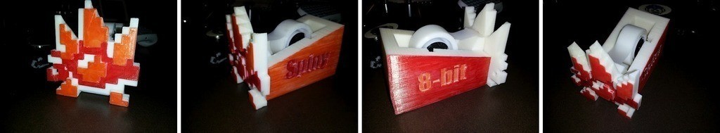 Archivo STL gratis Cinta adhesiva espinosa de 8 bits Koopa・Modelo para descargar y imprimir en ...