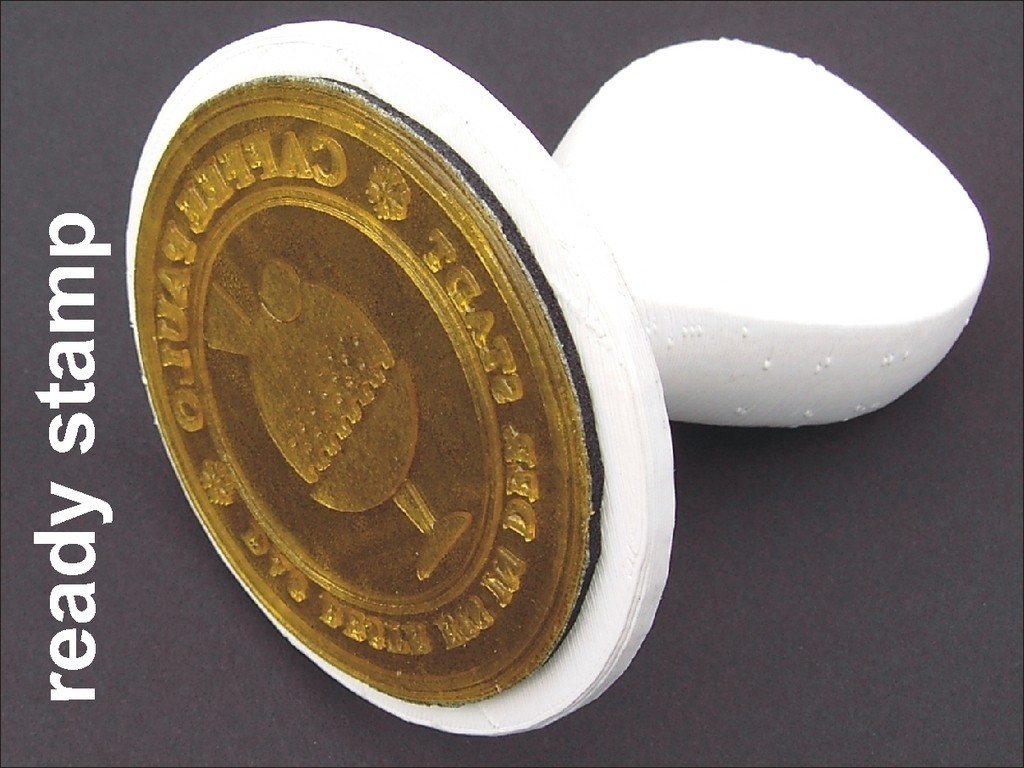 Free STL file polymer stamp handle / pluggable handle・3D printable ...