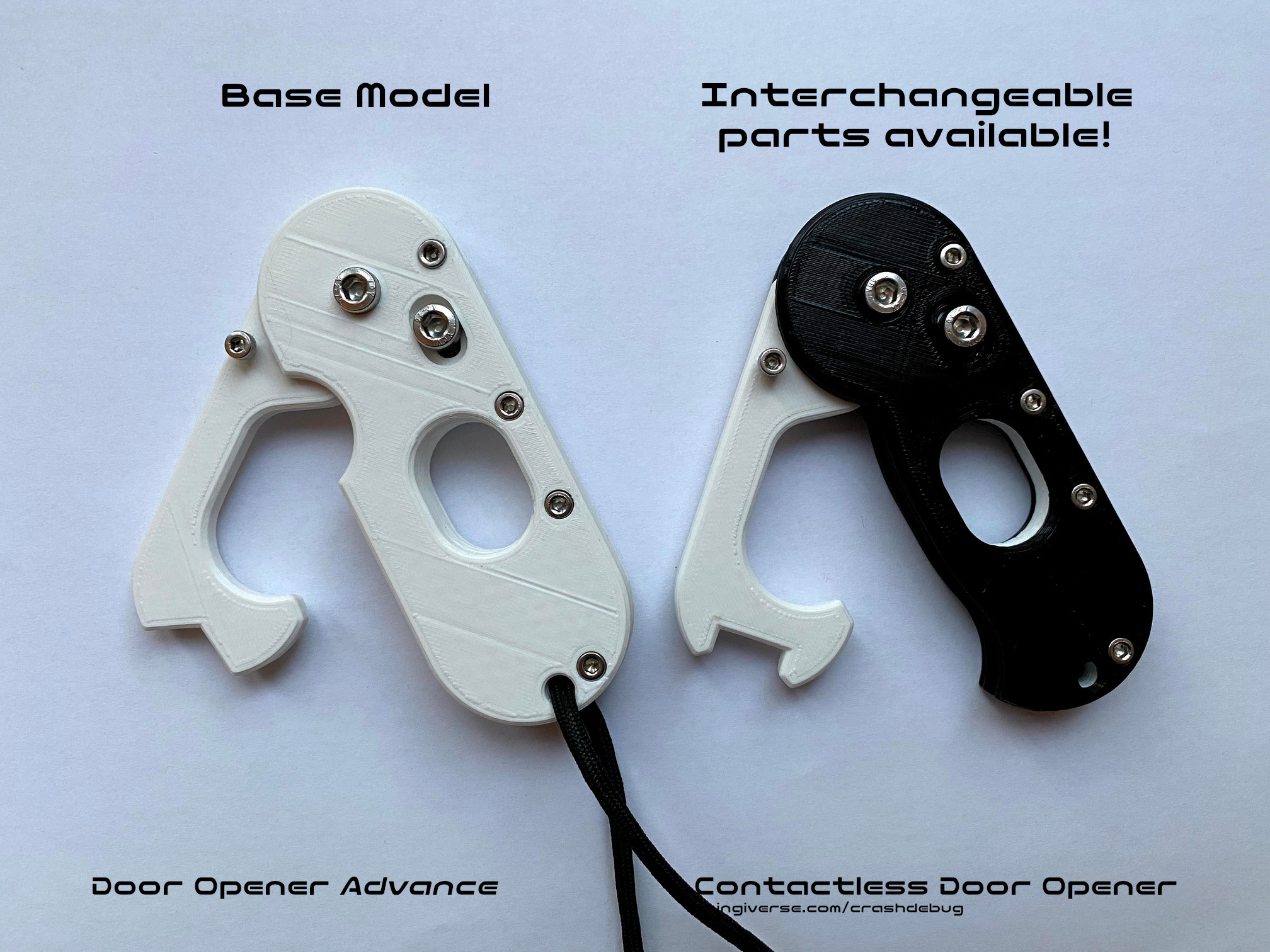 Free STL file Door Opener Advance 🚪・Model to download and 3D print・Cults