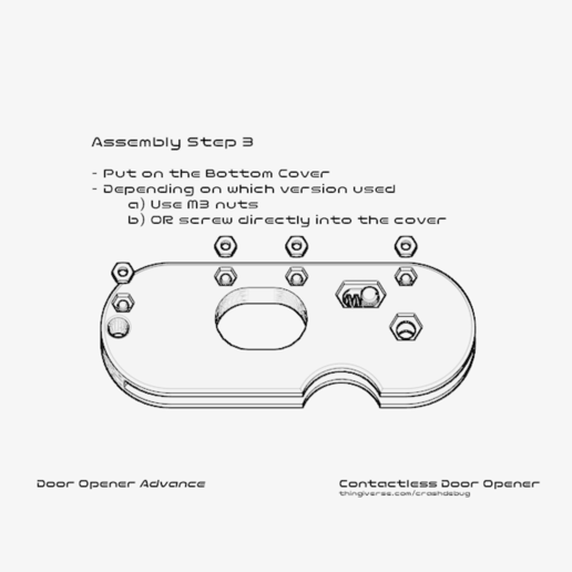 Download free STL file Door Opener Advance • 3D print object ・ Cults