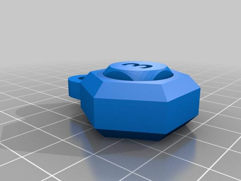 Free STL file Customizable Keychain Dice Spinner・3D print design to ...