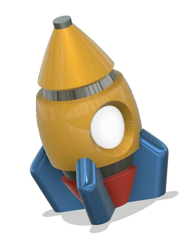 3D printing Little Rocket • made with Prusa MK3S+MMU2S + Geeetech ...