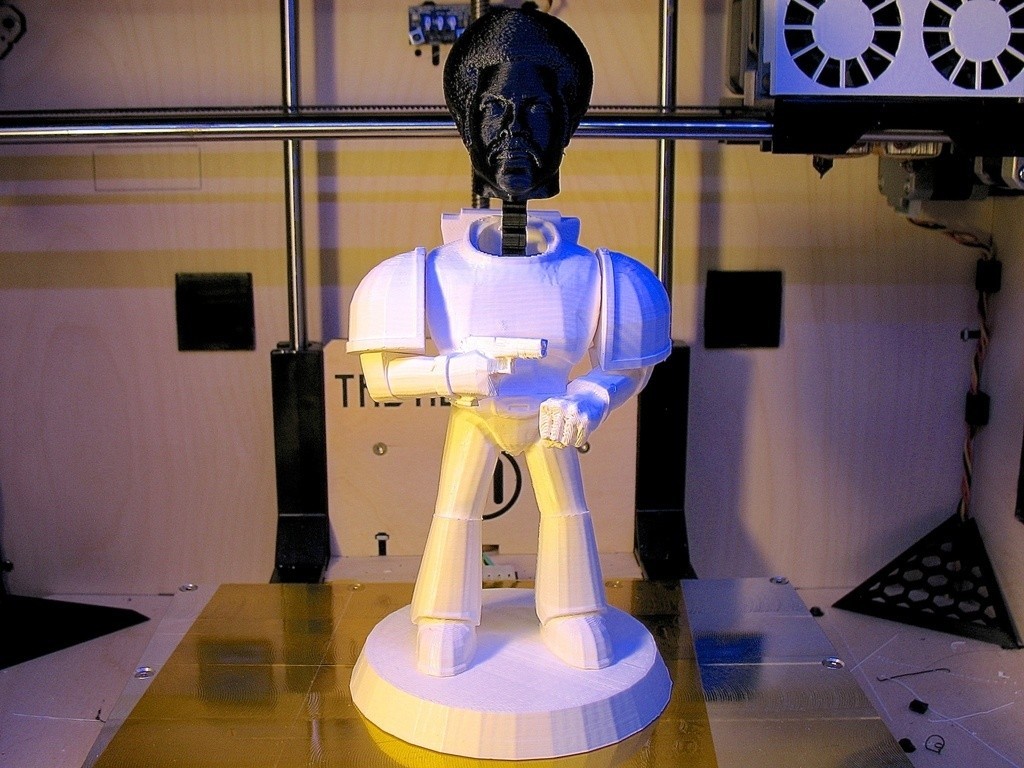 Free STL file Black Dynamite - Space Marine Bobblehead・3D printing idea ...