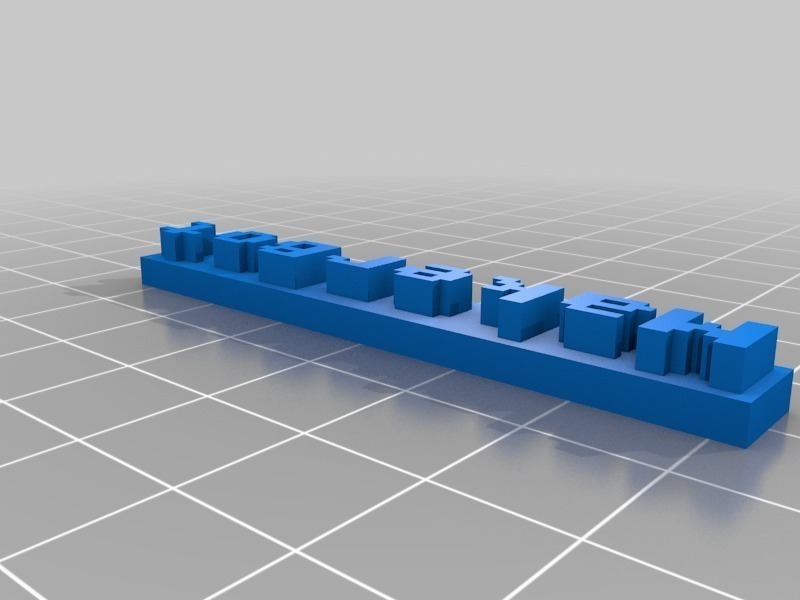 Free STL file Parametric Name Tag・3D printable model to download・Cults