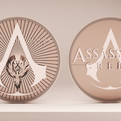 Download 3DS file Assassin's Creed Coin • 3D printer template ・ Cults