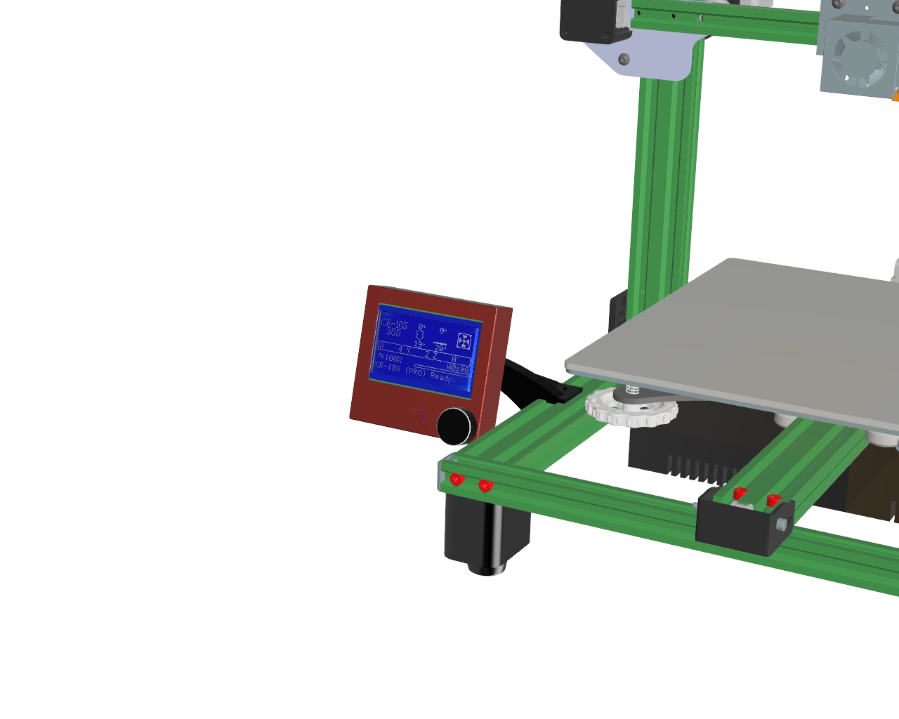 Download free STL file Slim and Elegant RepRap 12864 LCD Display ...