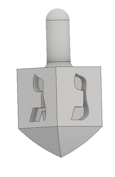 STL file Mini Israeli Dreidel・3D printer model to download・Cults
