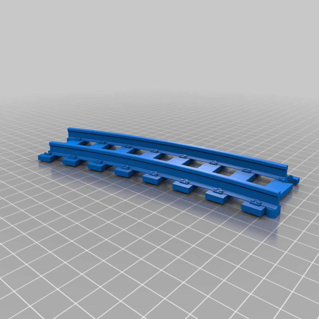 Free STL file OS-Railway Tracks - Curve 450-20・3D printing design to ...