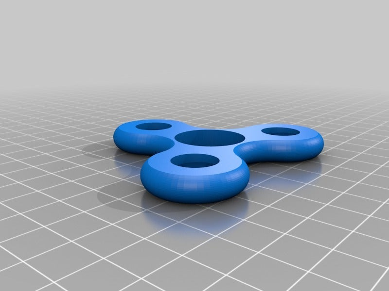 Free STL file Ball Bearing Tri Fidget Spinner・3D print design to ...
