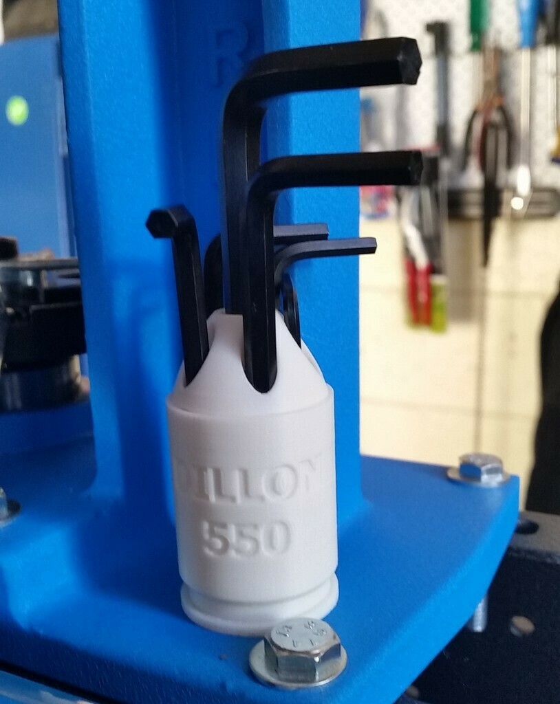Free 3D file Hex Key holder for DILLON 550 Reloading Press 🔑・3D ...
