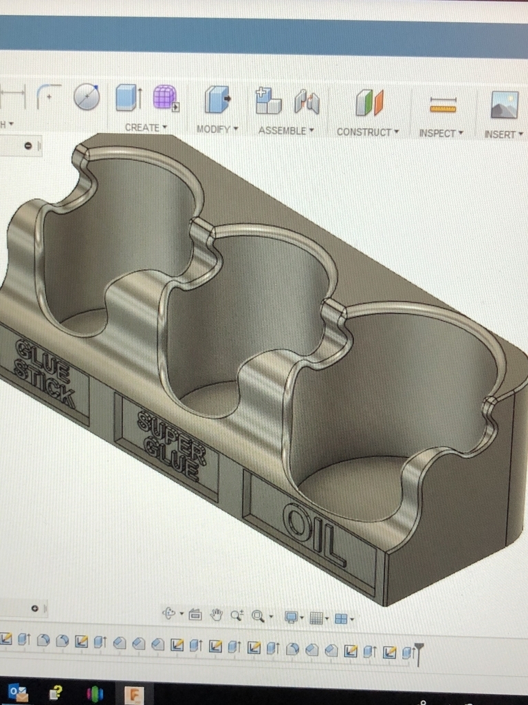 Free 3D file Desk Tidy for Glue Stick, Wurth Super Glue and oil・3D ...