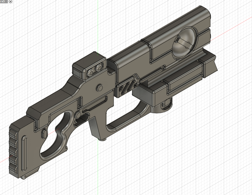 STL file Tau Pulse carbine for cosplay 🔫・Design to download and 3D ...