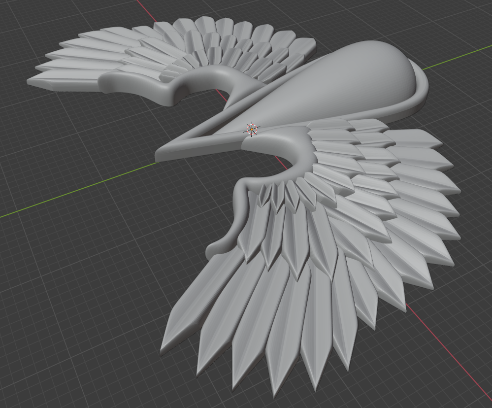 STL file Blood Angels chapter badge 🩸・3D print design to download・Cults