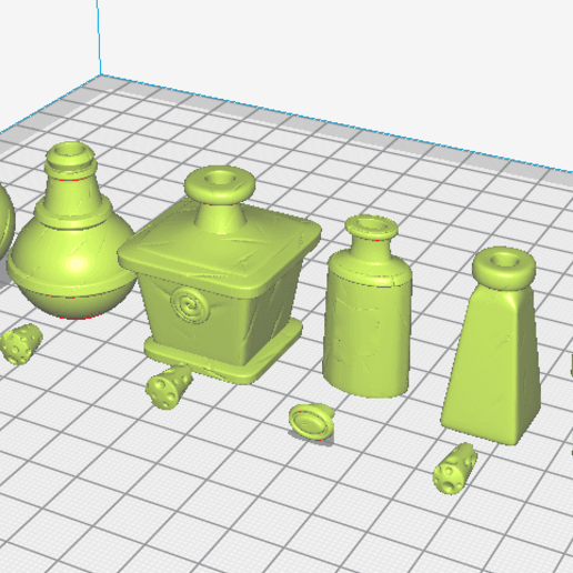 Download STL file Magic potion bottles set • 3D printer template ・ Cults