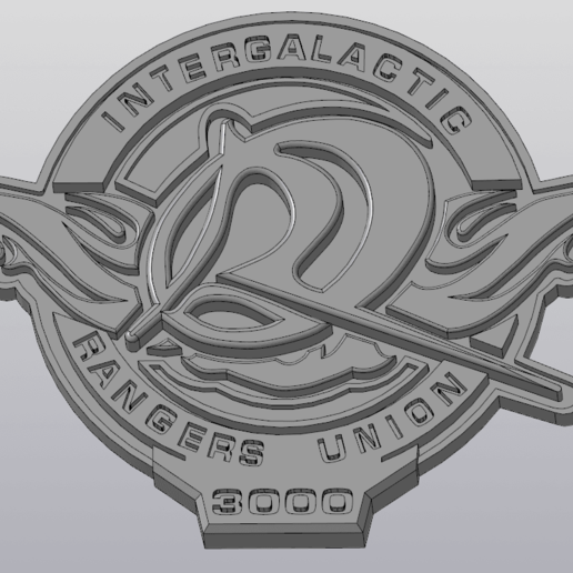 Download 3D printer designs Space Rangers Badge ・ Cults