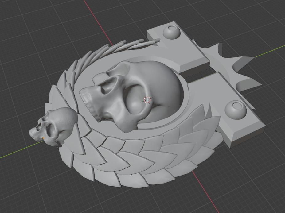 STL file Ultramarine chapter badge・3D print design to download・Cults