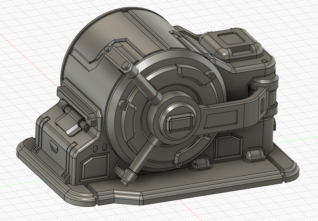 STL file Sci Fi Safe Vault for Wargames・3D printable design to download ...
