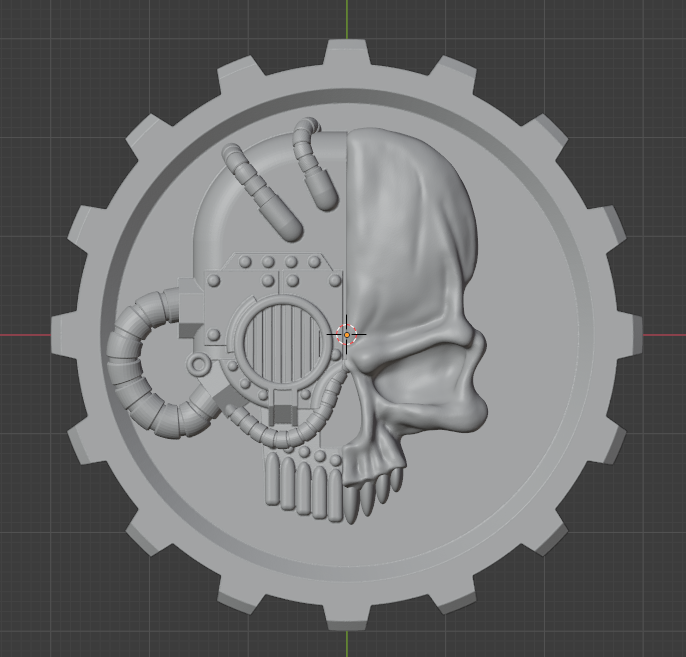 STL file Adeptus Mechanicus Sign Badge・3D printable model to download・Cults