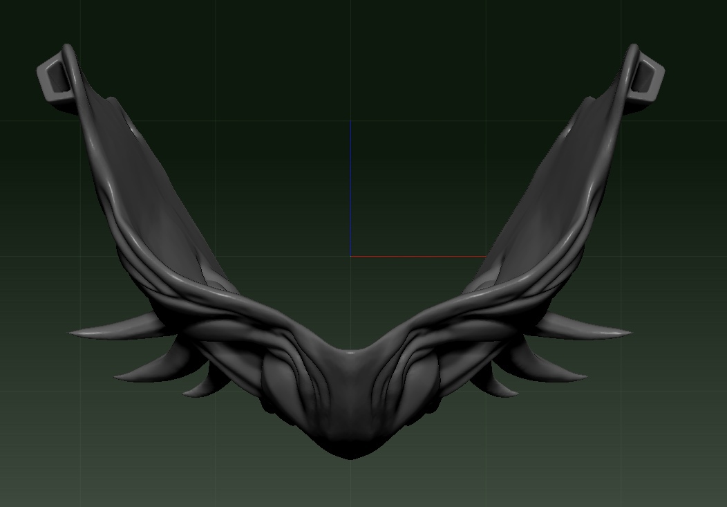 STL file Oni Samurai mask with big 6 fangs for cosplay・Design to ...