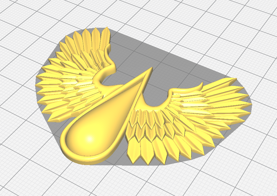 STL file Blood Angels chapter badge 🩸・3D print design to download・Cults