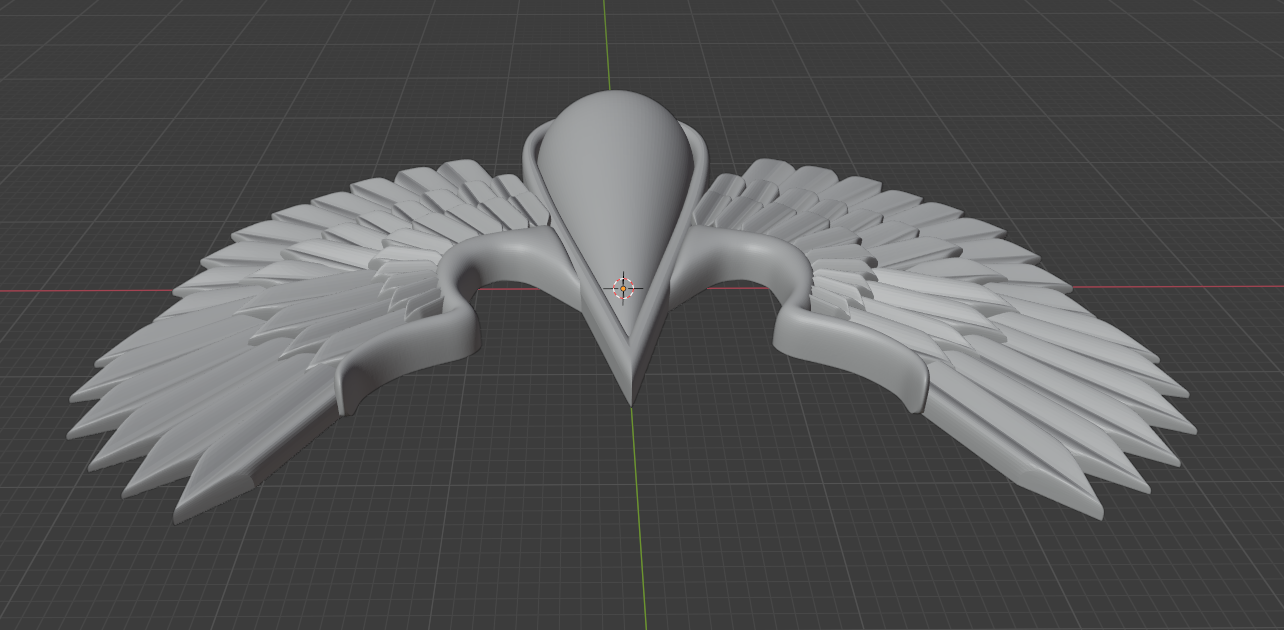 STL file Blood Angels chapter badge 🩸・3D print design to download・Cults