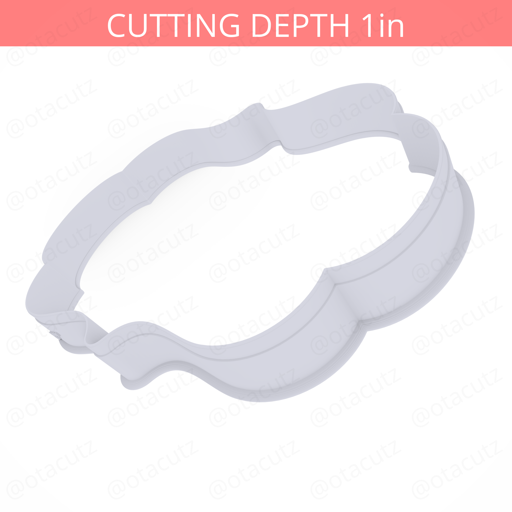 STL file Plaque #1 Cookie Cutter 8in / 20.3cm・Template to download and ...