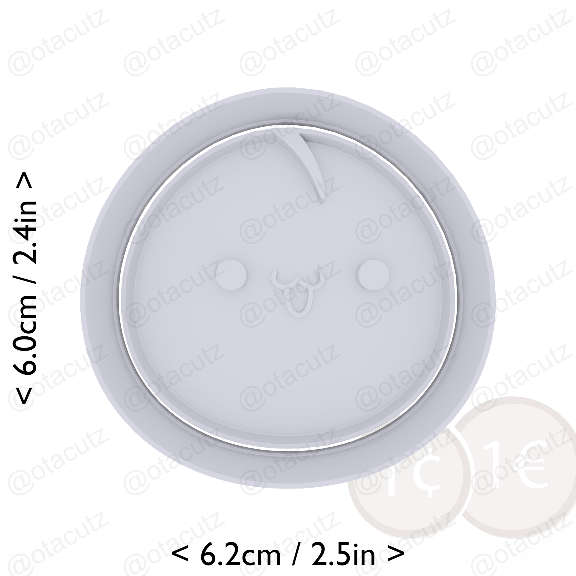 Free STL file Peach Cookie Cutter / Suika Game 🍑・3D printer design to ...