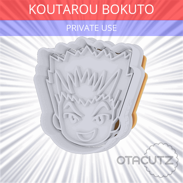Archivo 3D gratis Cortador de galletas Koutarou Bokuto / Haikyuu・Diseño ...