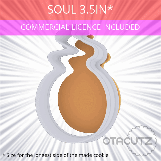 STL file Soul Cookie Cutter 3.5in / 8.9cm 🍪・3D printer model to ...
