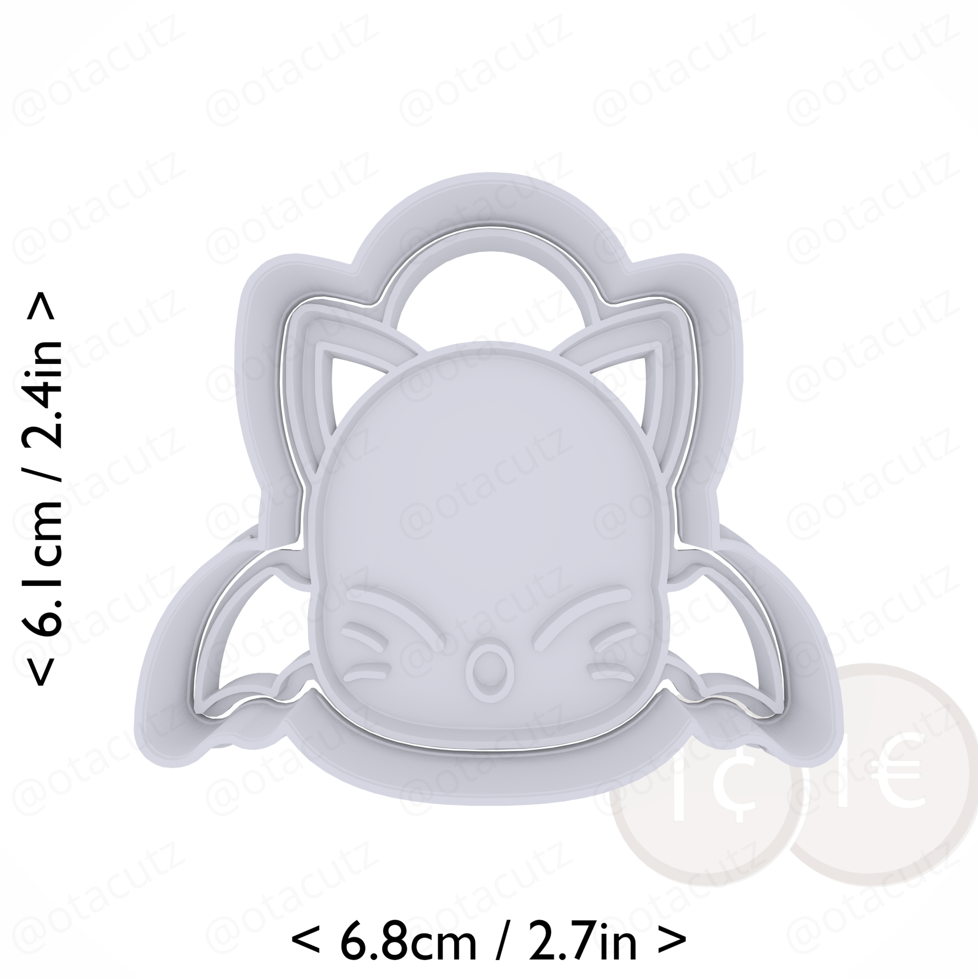 Free STL file Moogle Face Cookie Cutter / FF 🍪・3D printing design to ...