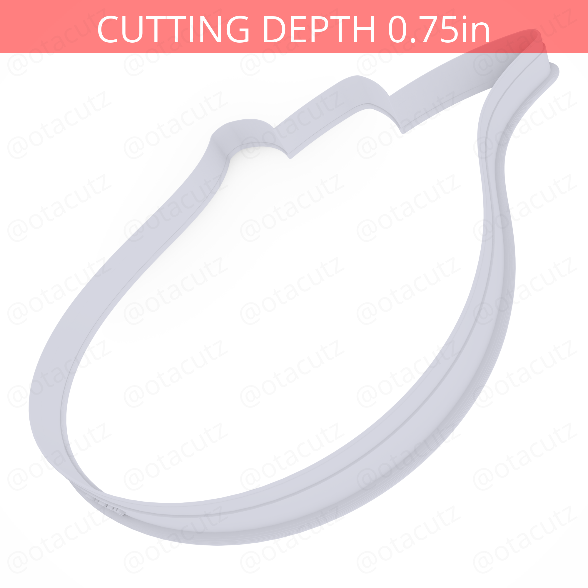 STL file Tulip Cookie Cutter 8.75in / 22.2cm・Model to download and 3D ...