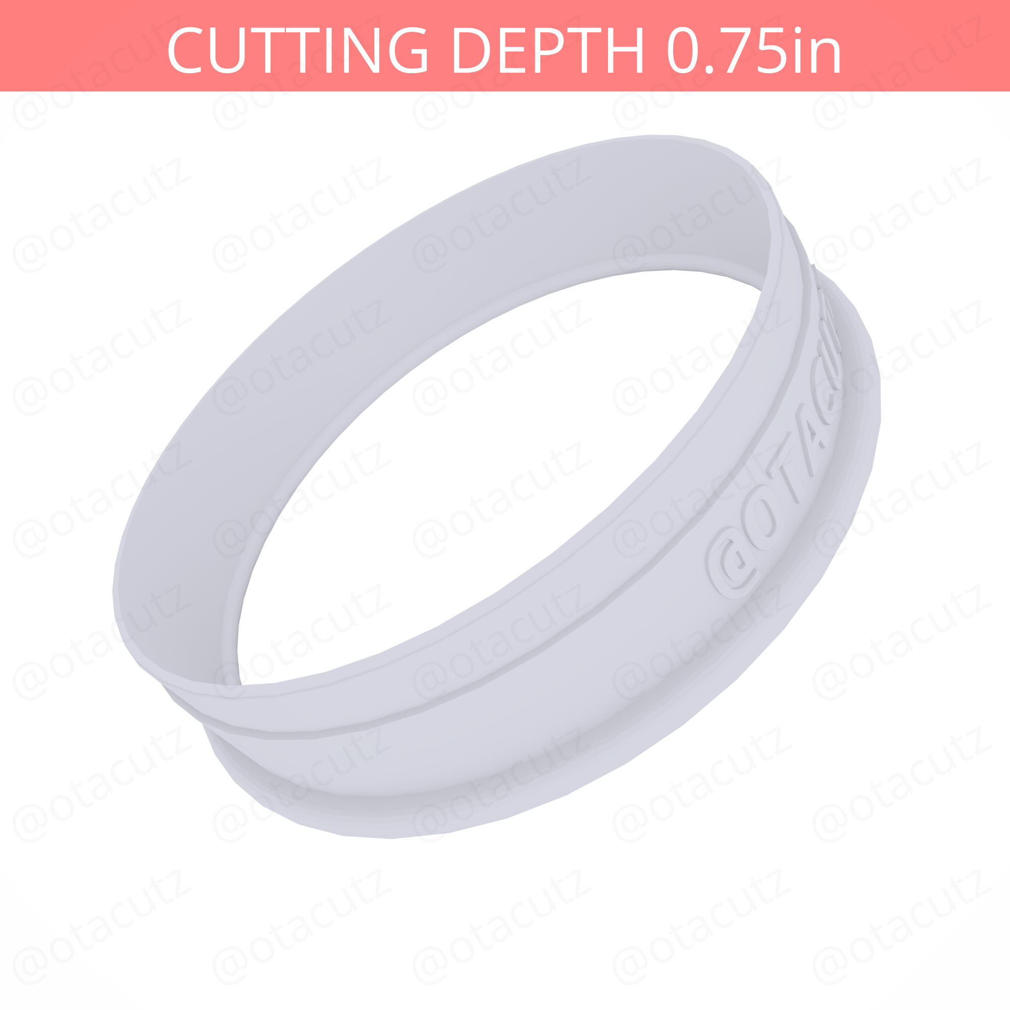 3D file Round Cookie Cutter 3in / 76.2mm・3D printing idea to download・Cults