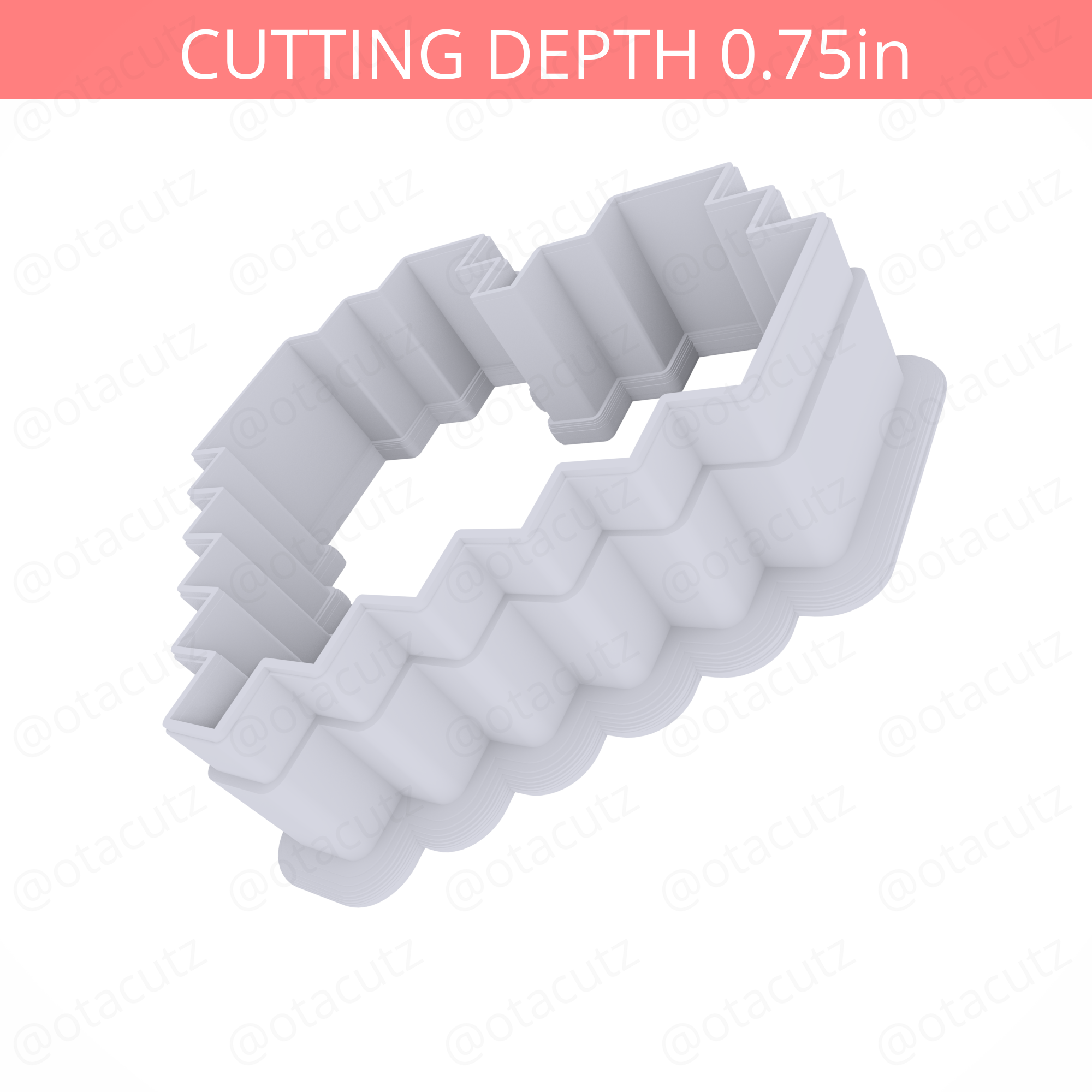 STL file Pixel Heart Cookie Cutter 2.5in / 6.4cm 💜・3D printable model ...