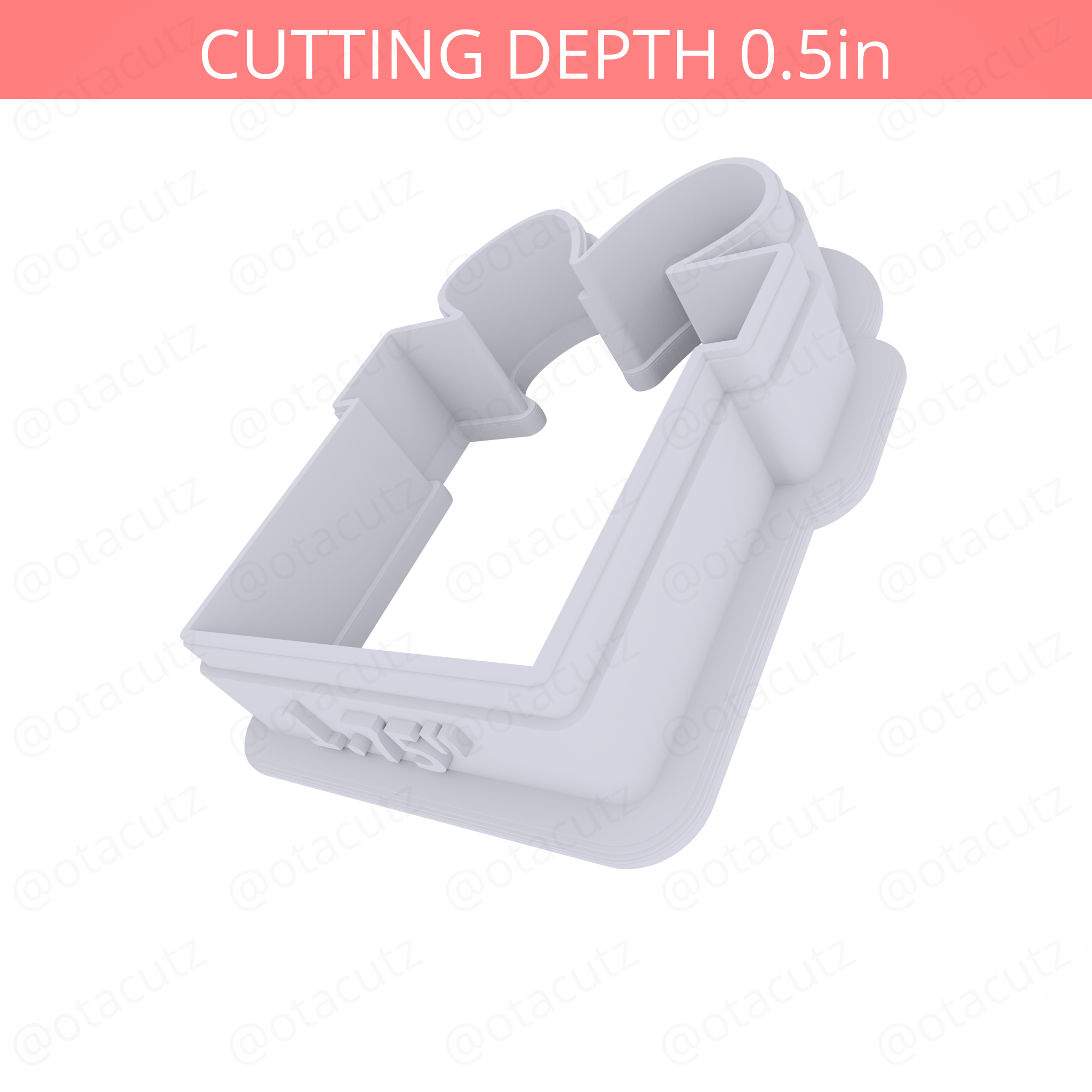 3D file Gift Cookie Cutter 1.75in / 4.4cm・3D printable model to ...