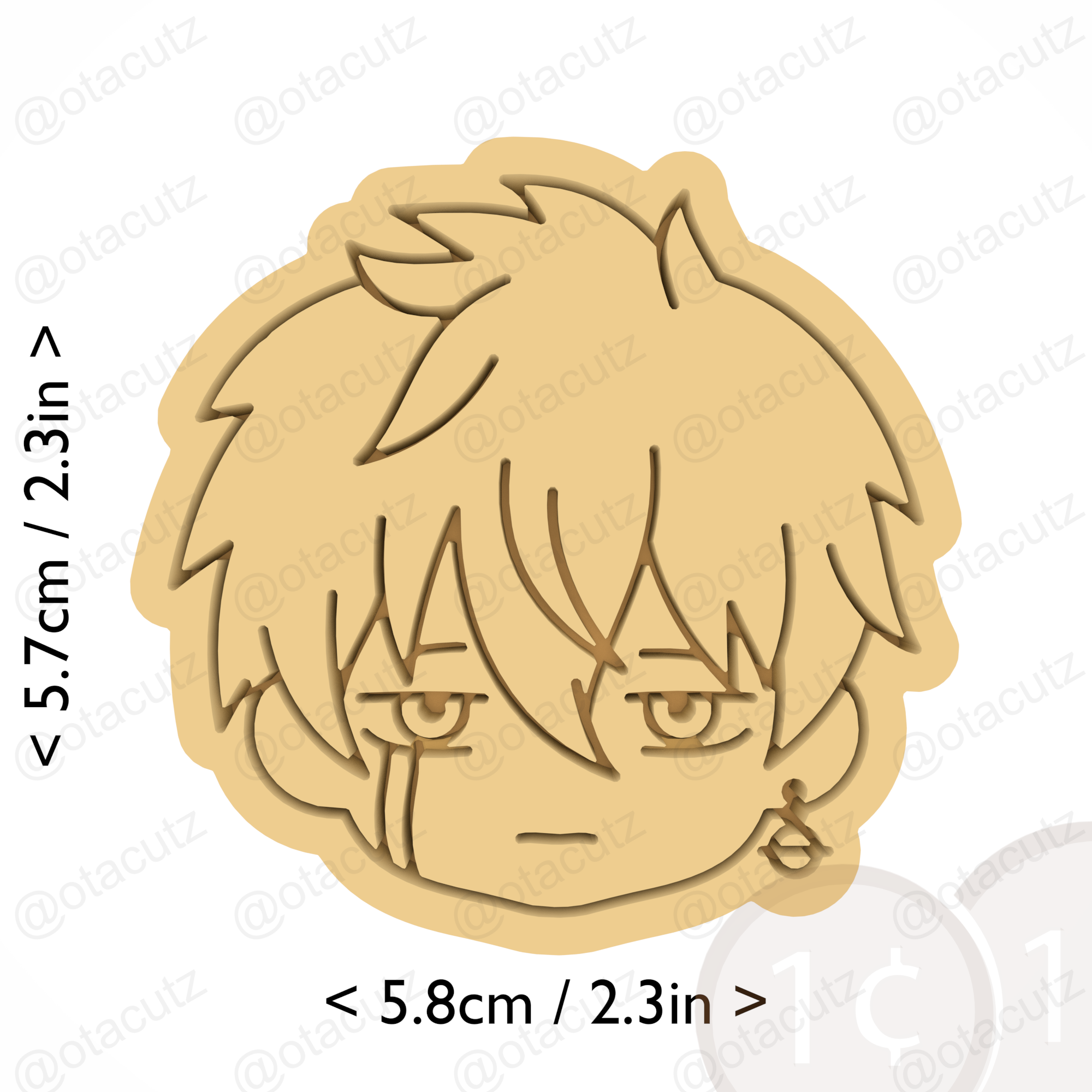Free STL file Lance Crown Cookie Cutter / Mashle 👑・Template to download ...