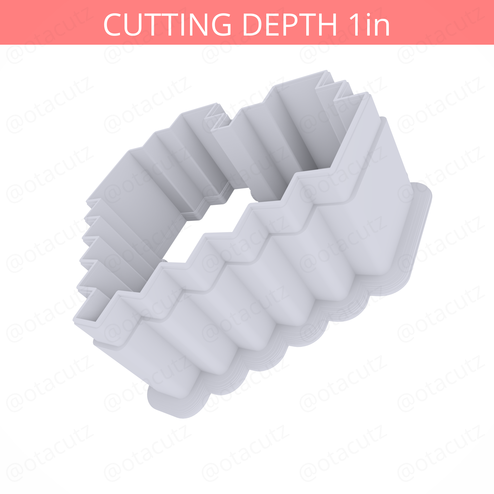 STL file Pixel Heart Cookie Cutter 2.5in / 6.4cm 💜・3D printable model ...