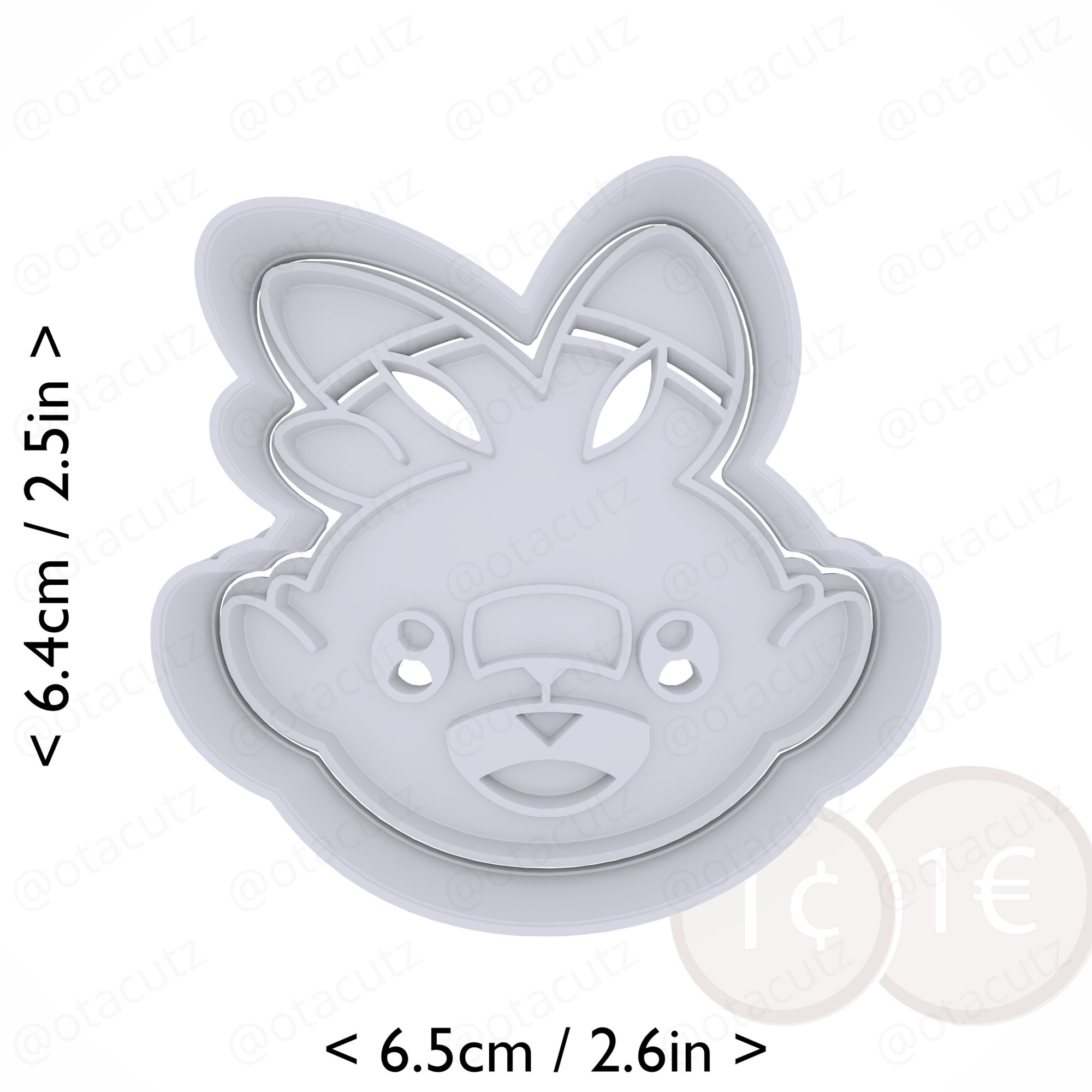 Free 3D file #0813 Scorbunny Cookie Cutter / Pokémon・3D printable model ...