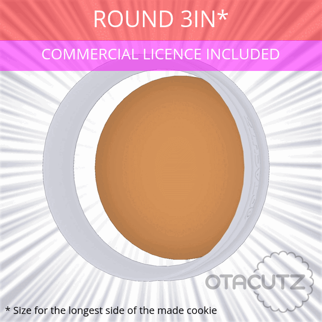 3D file Round Cookie Cutter 3in / 76.2mm・3D printing idea to download・Cults